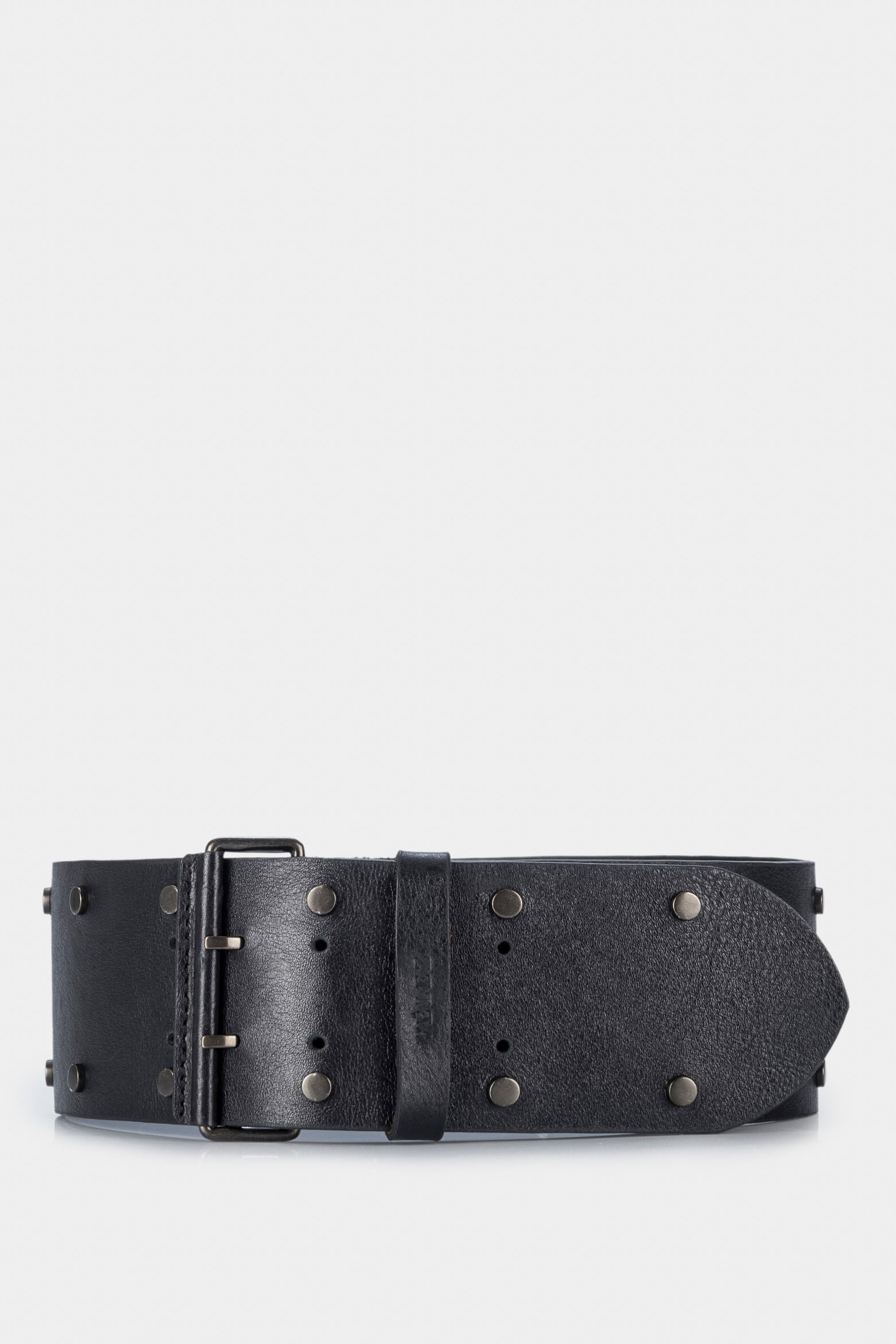 Women’s Dubai Wide Leather Belt with Studs – Velez Artisan