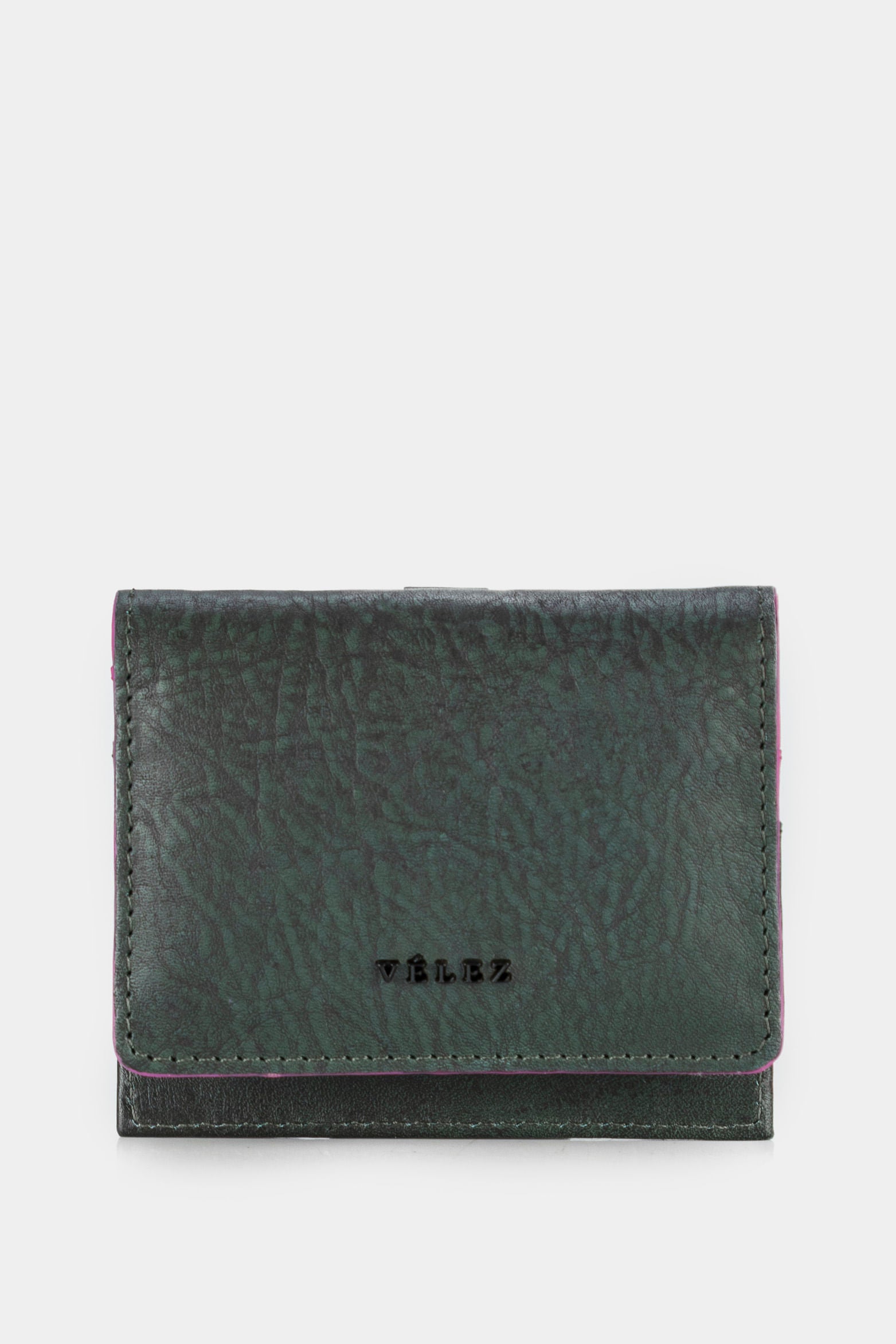 Women’s Splash Leather Card Holder with Seatbelt-Style Wrist Strap ...