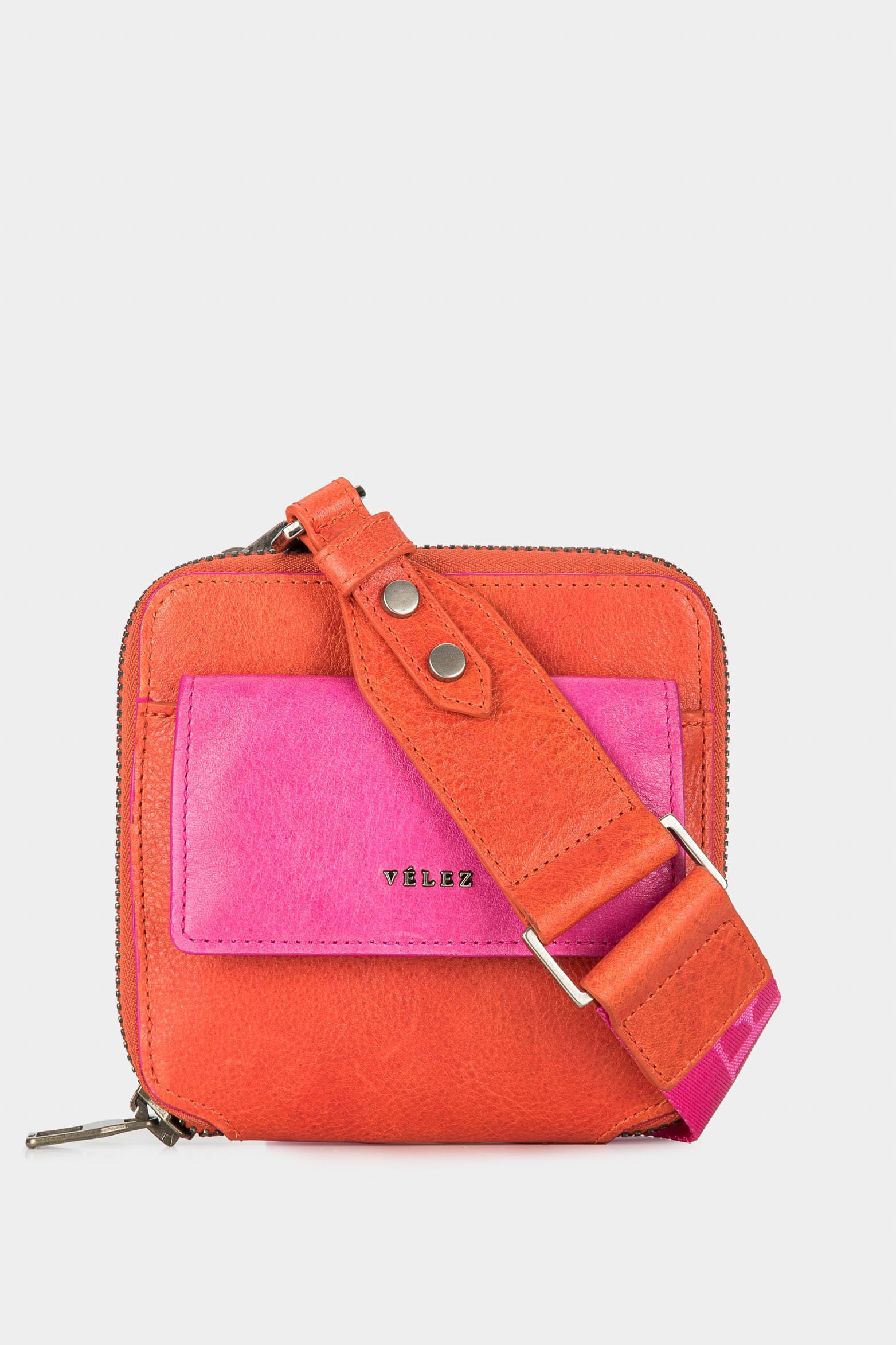 Women’s Uraki Leather Wallet with Seatbelt-Style Strap – Velez Artisan