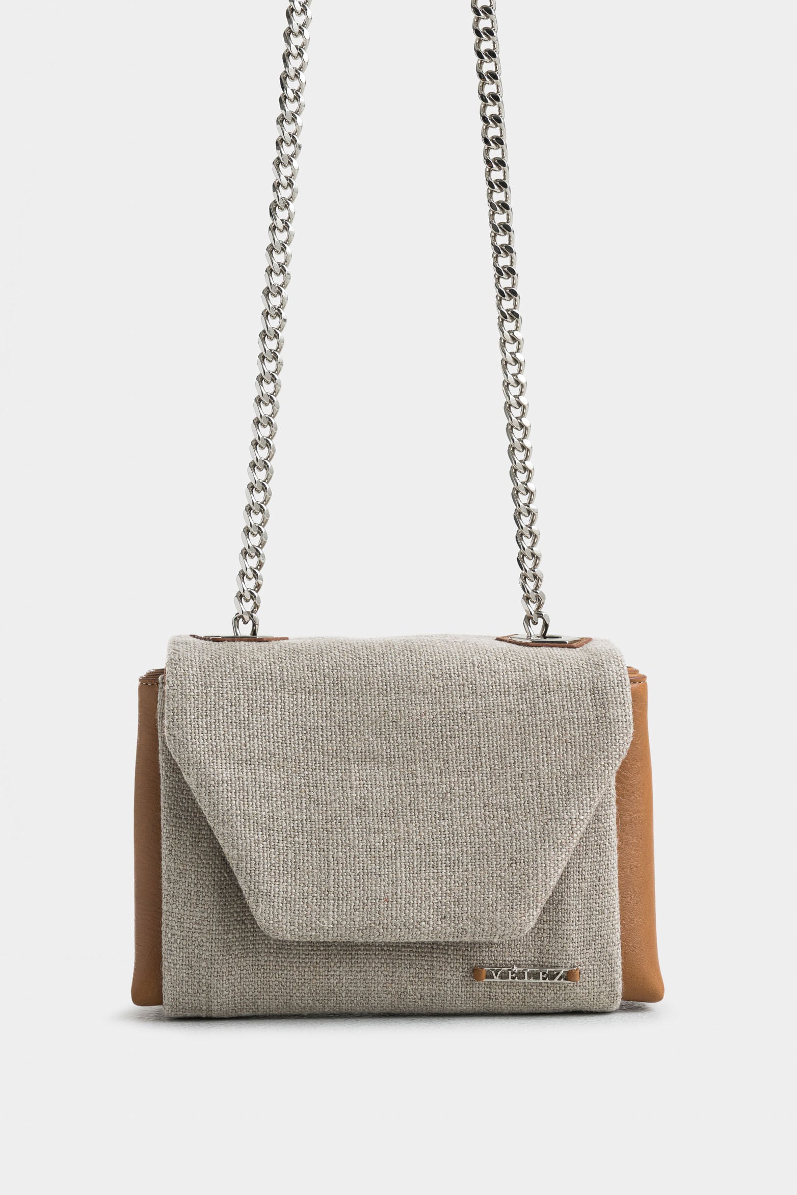 Mini Lili 2.0 Hands-Free Leather Bag with Hexagon Silhouette – Velez ...