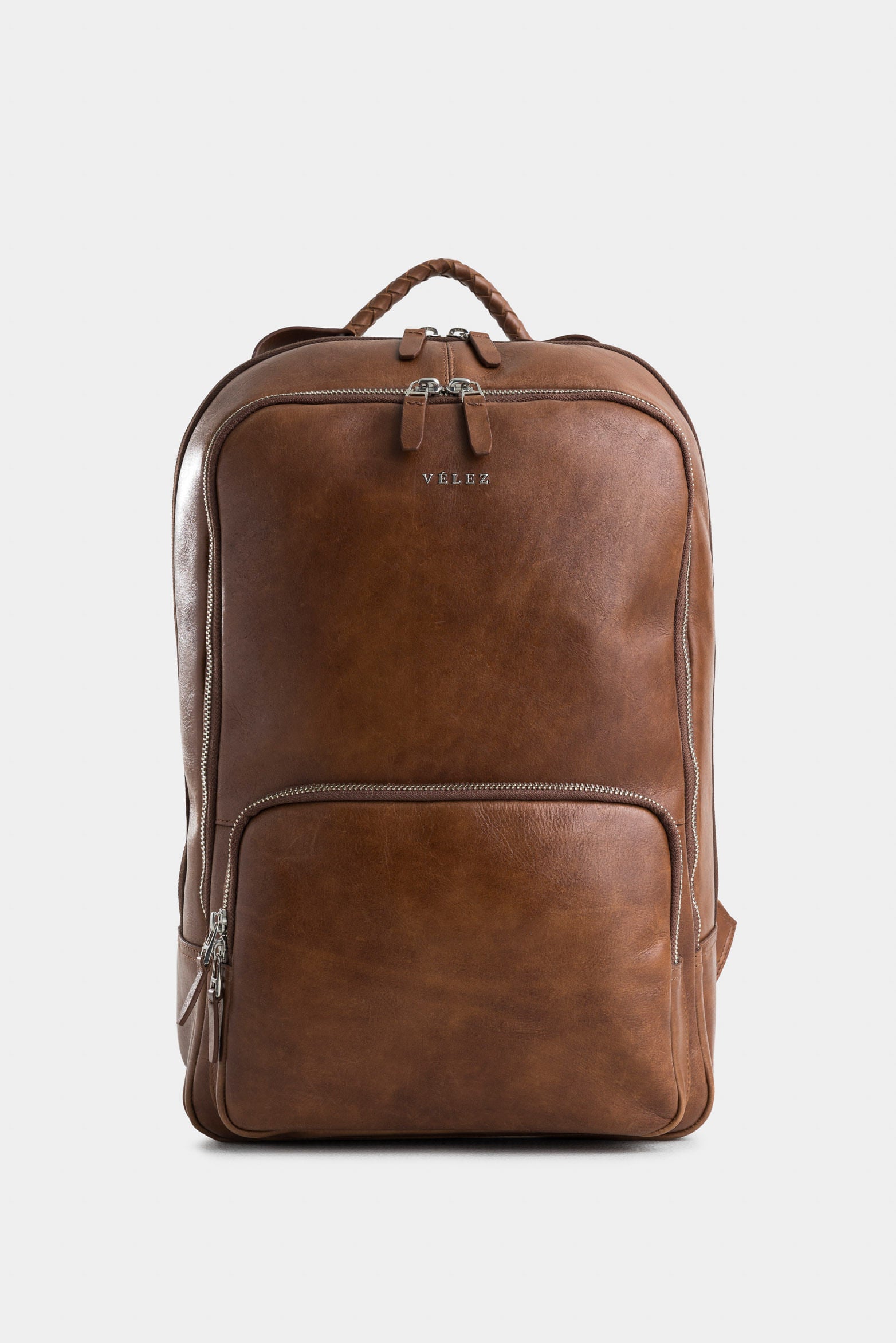 Támesis Slim Silhouette Leather Backpack for Men – Velez Artisan