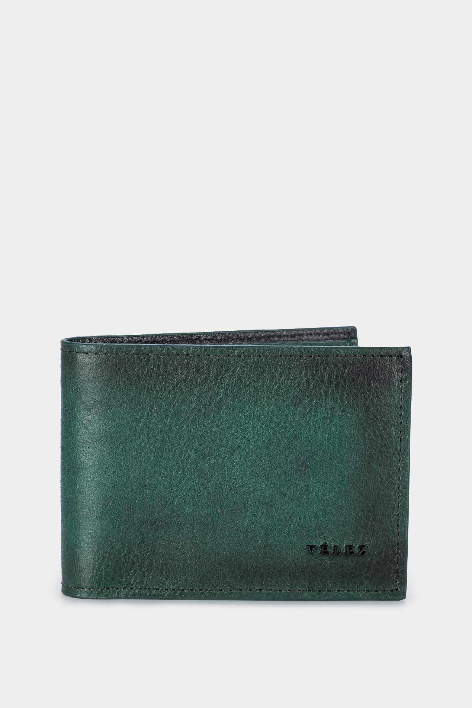 Men’s Onyx Leather Multi-Compartment Wallet – Velez Artisan