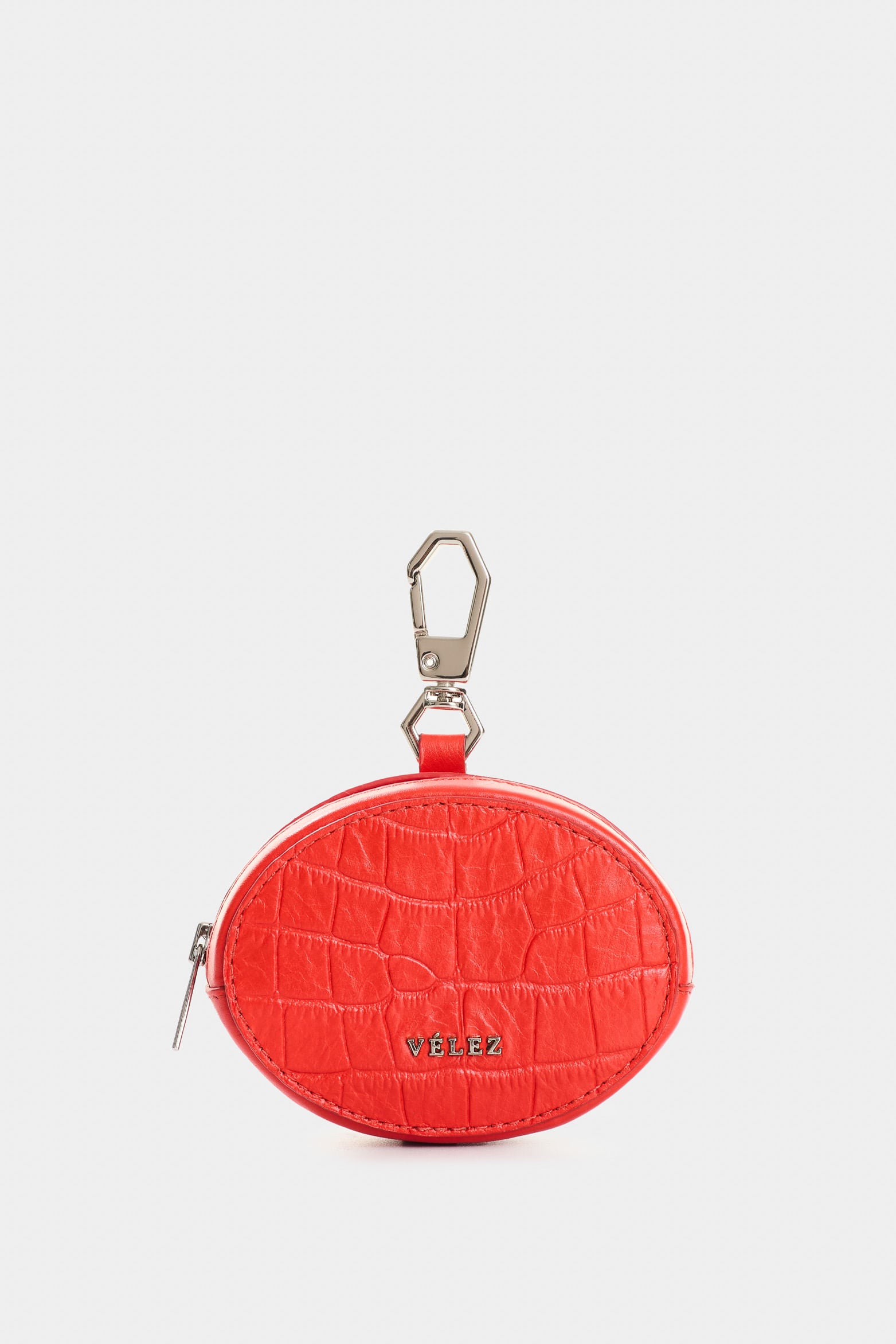 Women’s Aria Croc-Embossed Leather Coin Purse – Velez Artisan